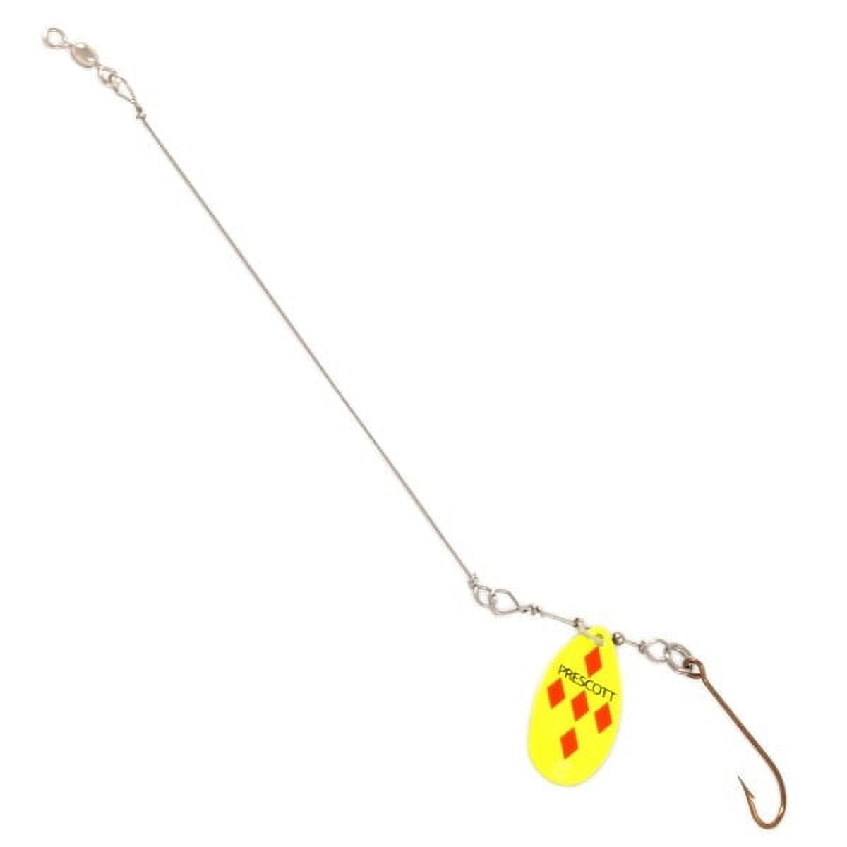 Prescott Spinner Original Series 6" Leader 1-1/4" Prescott Blade-Yellow ...