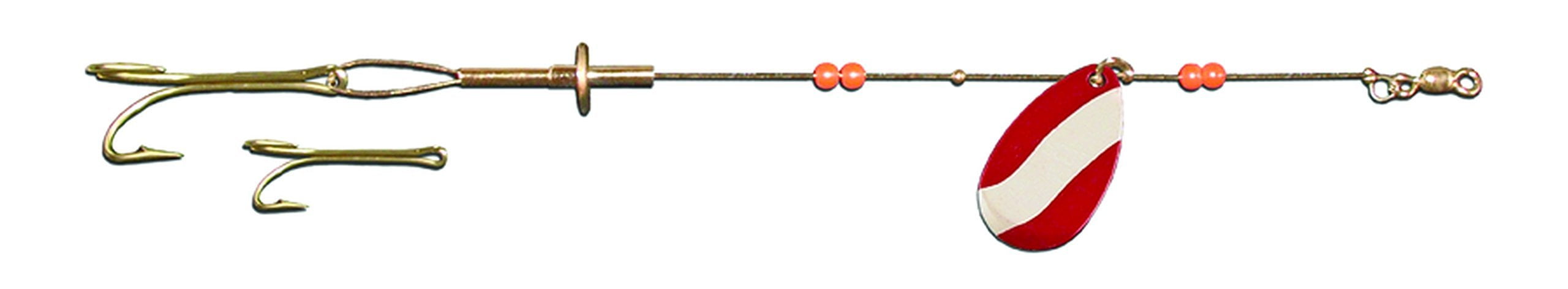 Prescott Spinner Strip-On Rig 6" Leader 1-1/4" Prescott Blade 2/0 Hook ...