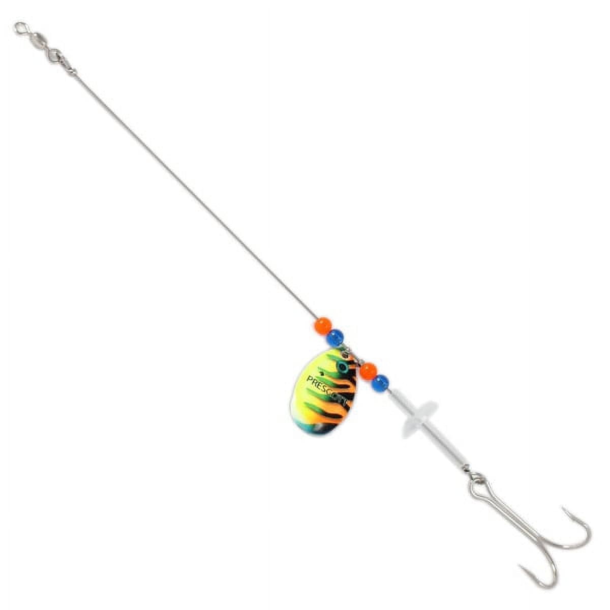 Prescott Spinner Strip-On Rig 6" Leader 1-1/4" Prescott Blade 2/0 Hook ...