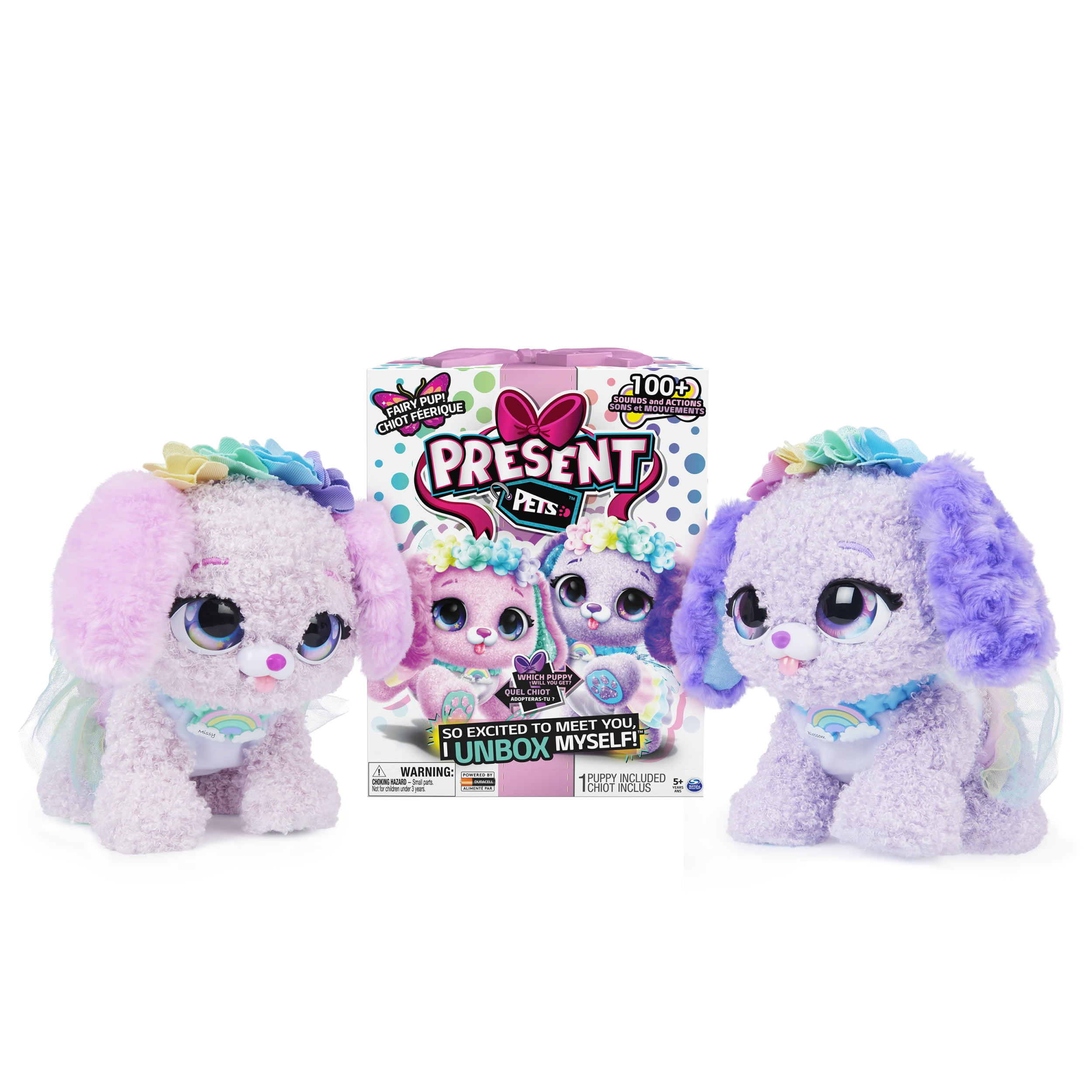 Free Shipping! Present Pets, Fairy Puppy Interactive Plush Toy with ...