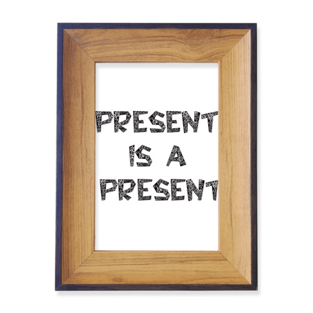 Present is a present Photo Frame Exhibition Display Art Desktop ...