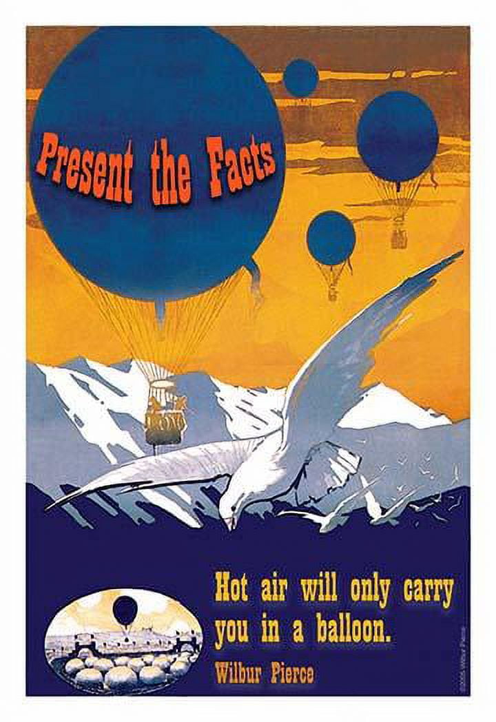 Present the Facts!- Fine Art Canvas Print (20" x 30") - Walmart.com