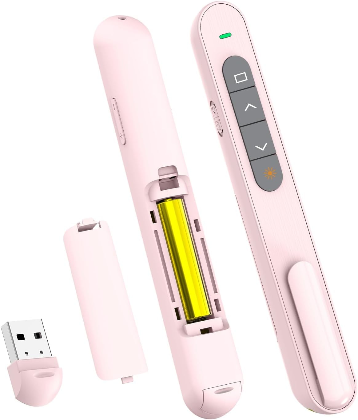 Presentation Clicker, Hyperlink Volume Control Wireless Presenter, PPT PowerPoint Clicker, RF 2 ...