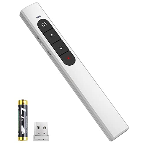 Presentation Clicker Wireless Presenter Remote with Hyperlink & Volume ...