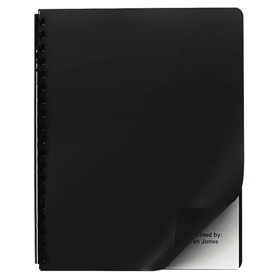 Presentation Covers Black 8.75x11.25 - 25 Pack - Binding Report Covers ...