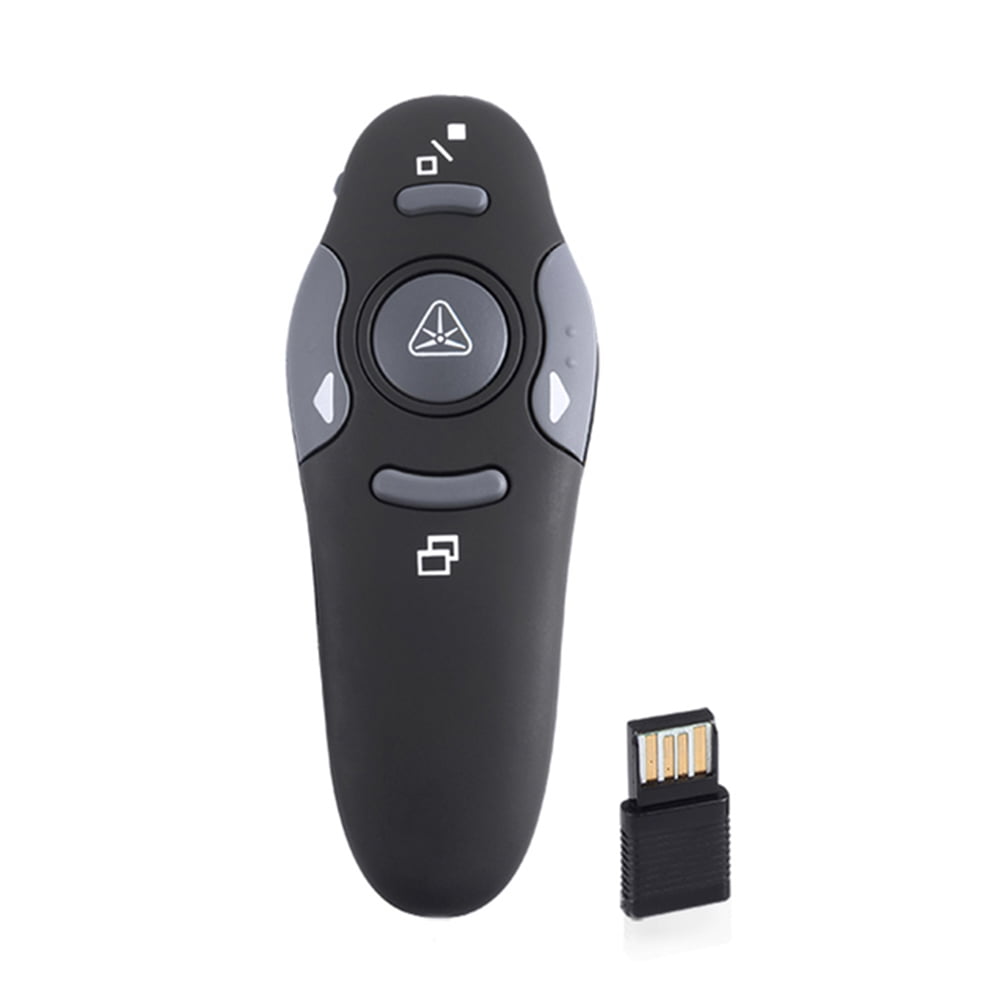 Presentation Remote 2.4GHz Wireless Presenter USB PowerPoint PPT Flip Pen, Pointer Clicker ...