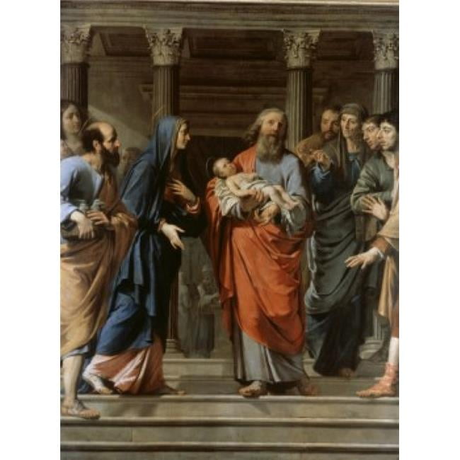 Presentation in the Temple 1648 Philippe De Champaigne 1602-1674 French Oil on Canvas Koninklijk ...