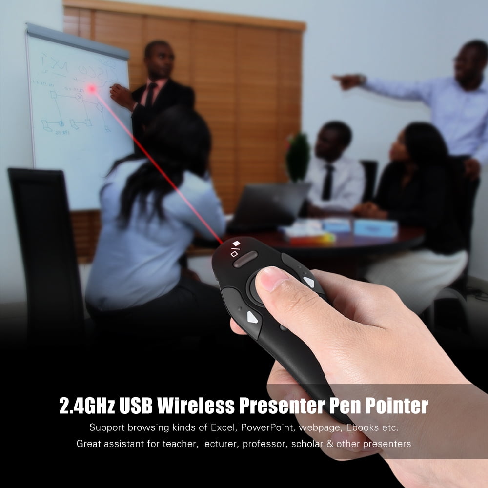 Presenter,Clicker Presenter With Red Flip Pen Usb Powerpoint ...