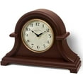 Present Time 10" Quartz Vintage Napoleon Indoor Mantel Clock, Silent ...