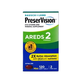 Systane ICaps Eye Vitamin & Mineral Supplement, AREDS 2 Formula, Lutein ...