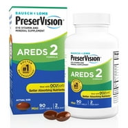 Systane ICaps Eye Vitamin & Mineral Supplement, AREDS 2 Formula, Lutein ...