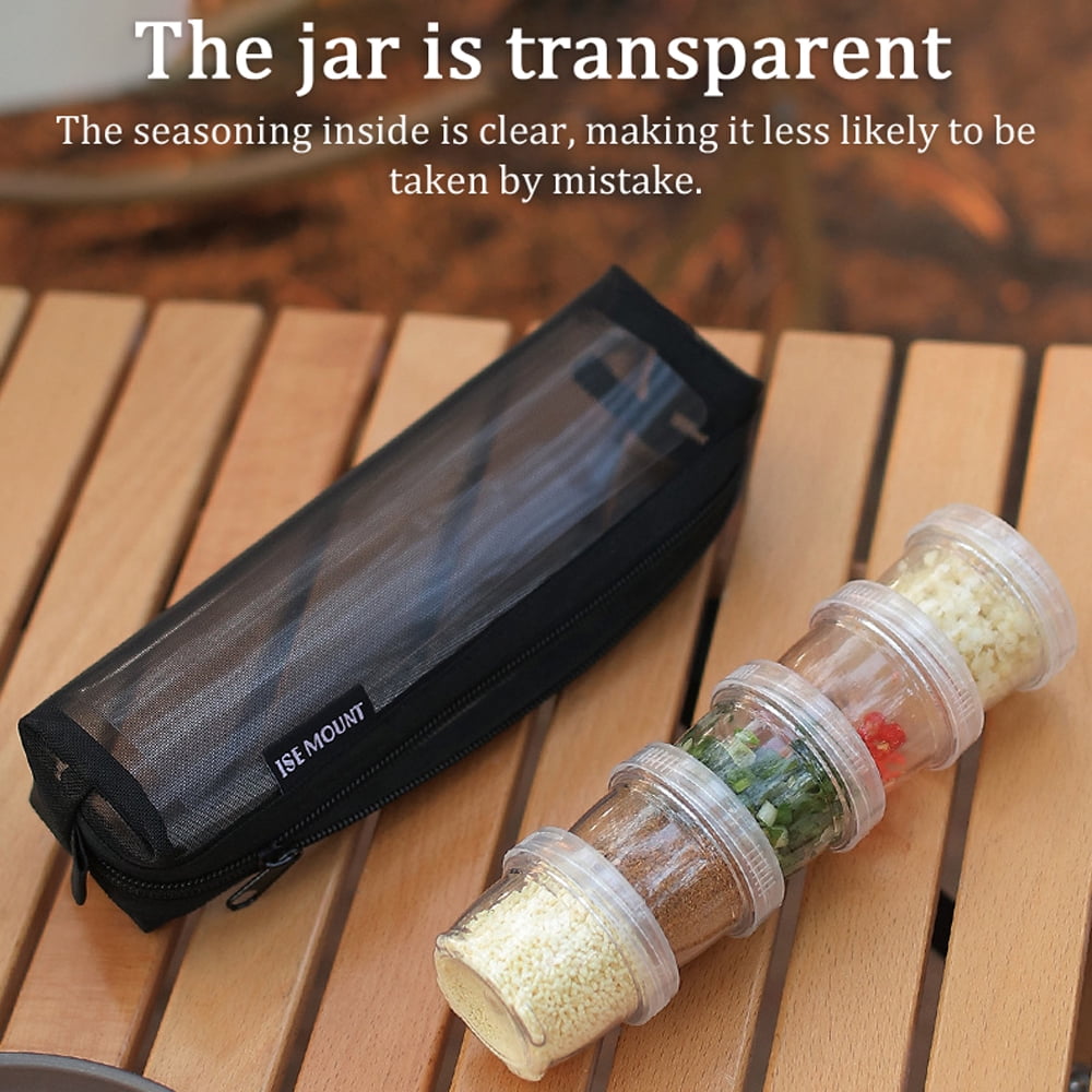 Preservation box,Containers Barbecue Spices Bottle Set Picnic Containers Barbecue Spices Sauces ...