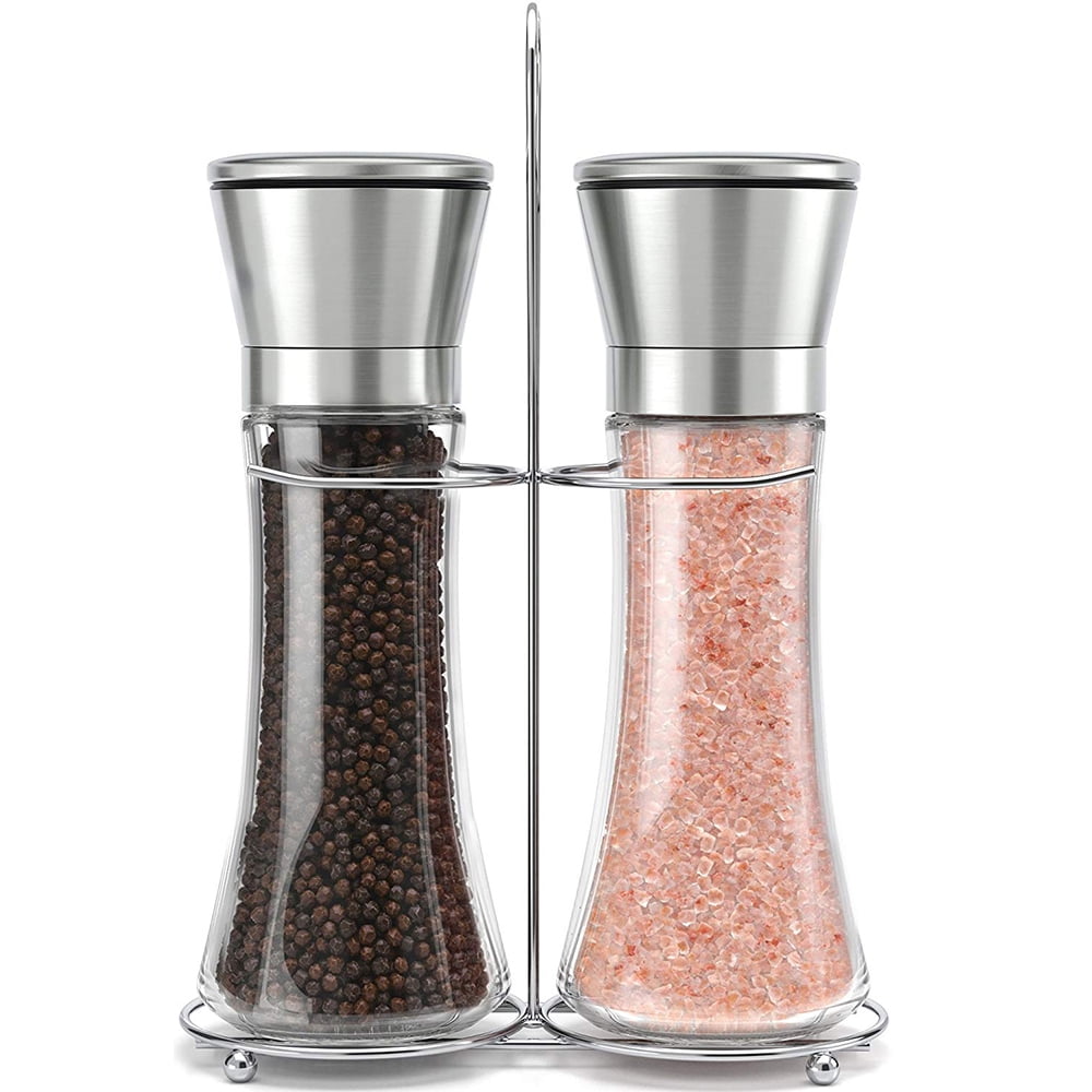 Preserve Aroma And Flavor With Our Tall Stainless Steel Spice Mill Set ...