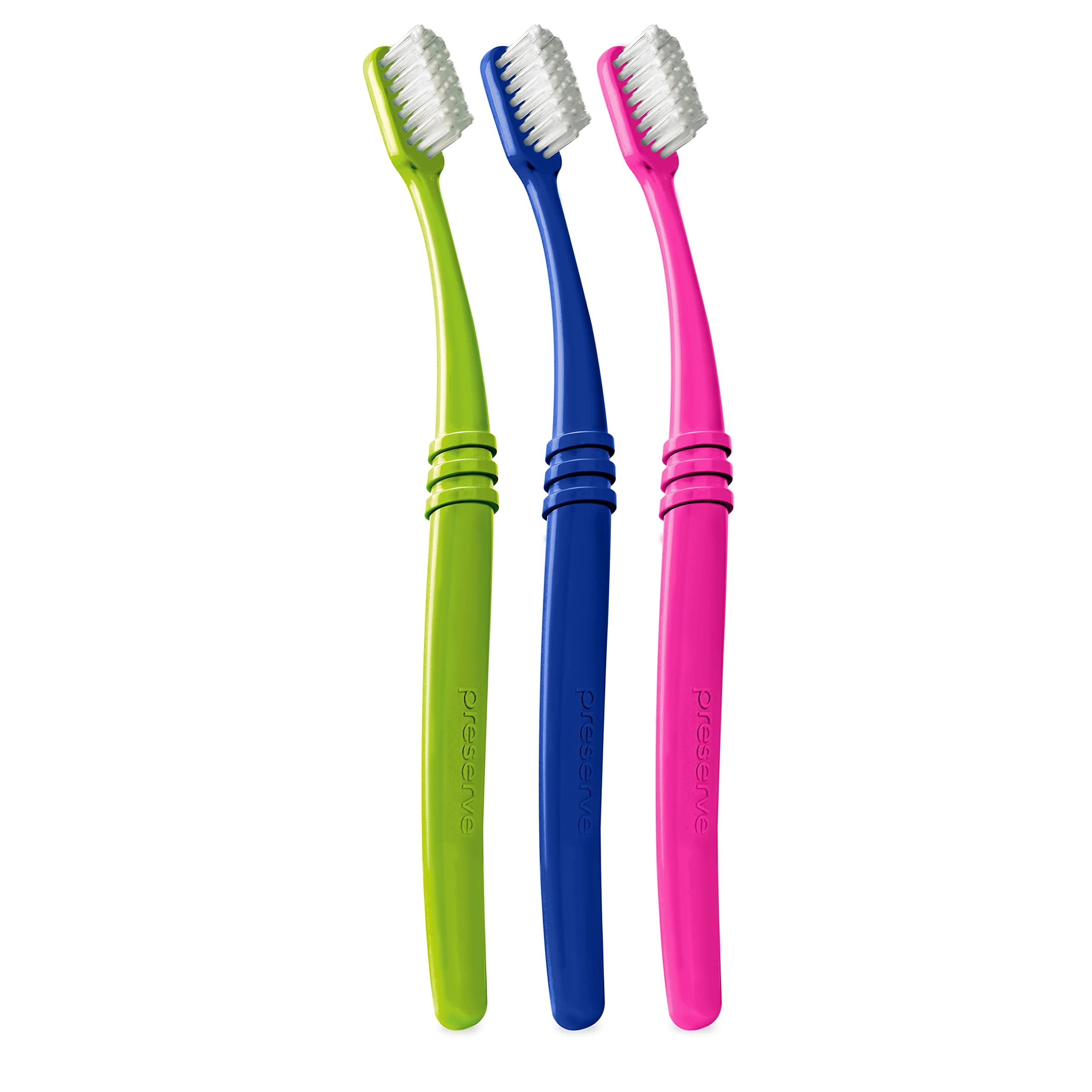 Preserve Eco Friendly Adult MMF7 Toothbrushes, Made in The USA from ...