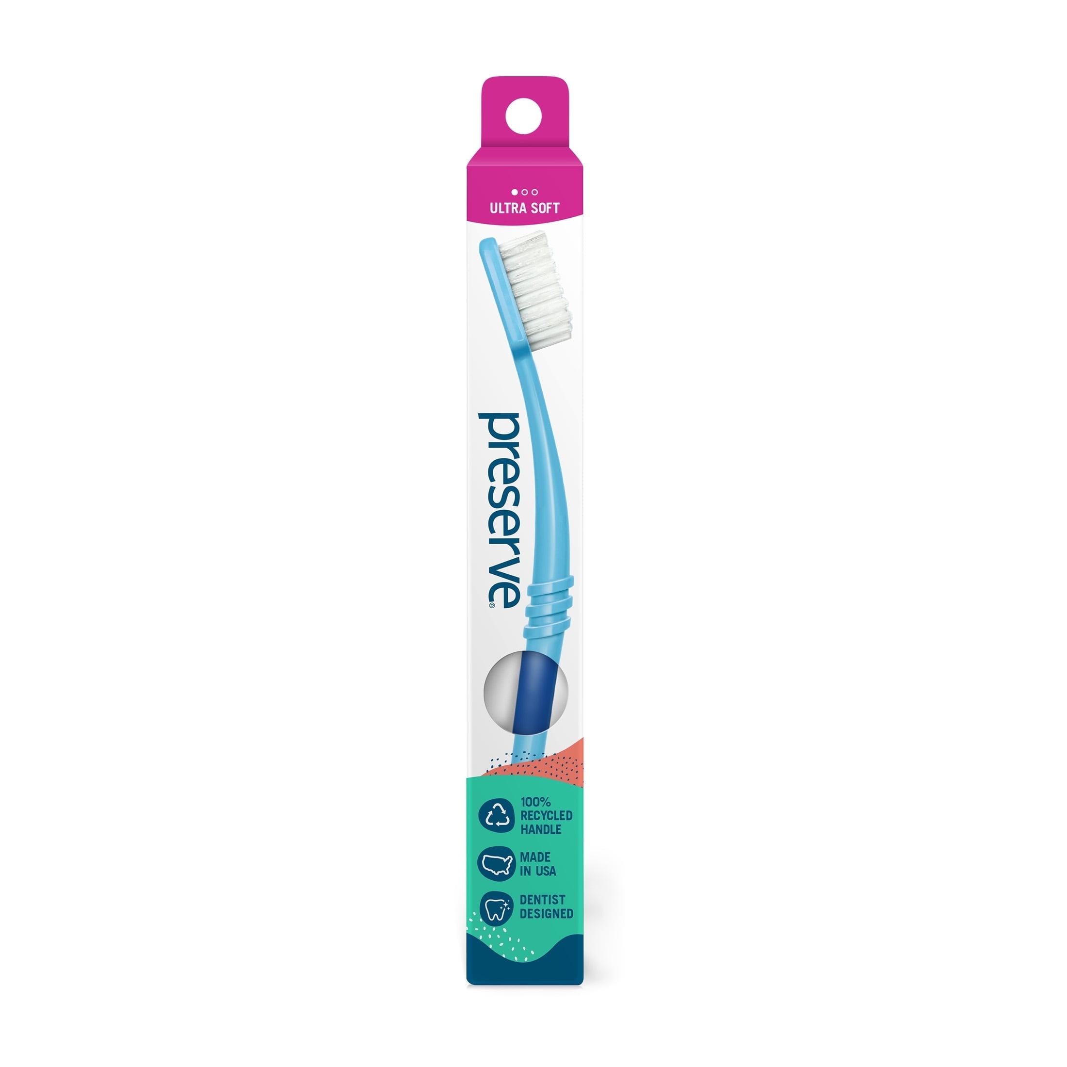 Preserve Eco-Friendly Adult Manual Toothbrush with Ultra Soft Bristles - Walmart.com