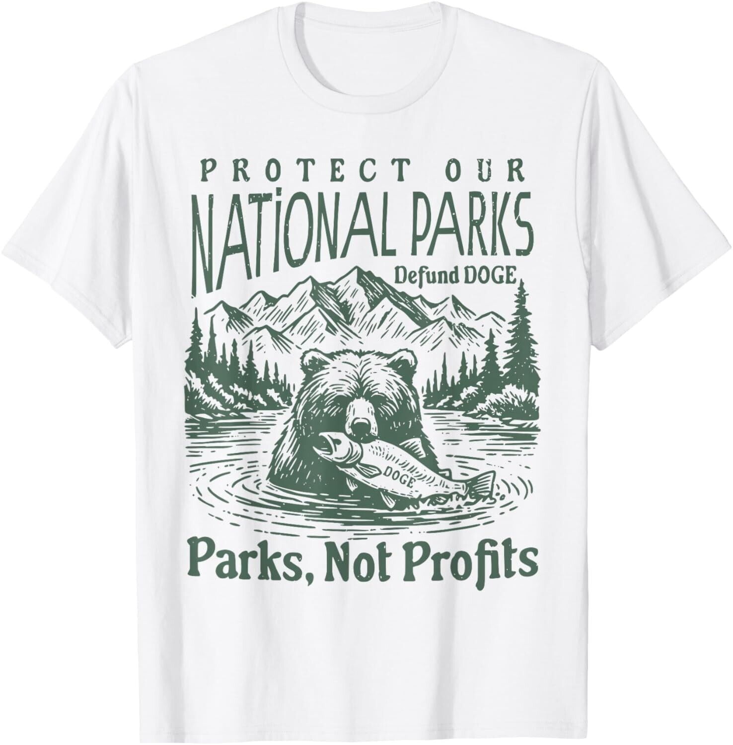 Preserve Nature Forever Shirt, Outdoor Adventure Awareness Graphic Tee ...