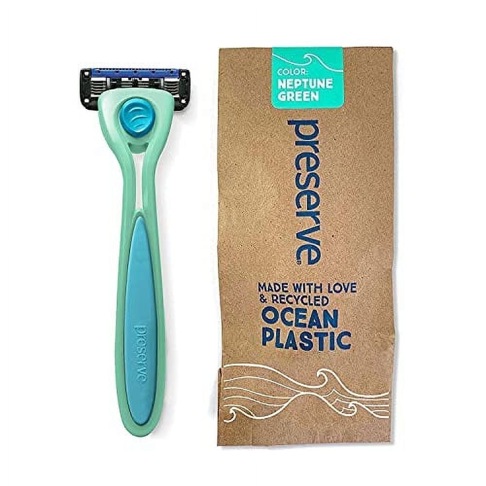 Preserve POPi Shave Eco-Friendly 5-Blade Manual Razor System with 1 ...