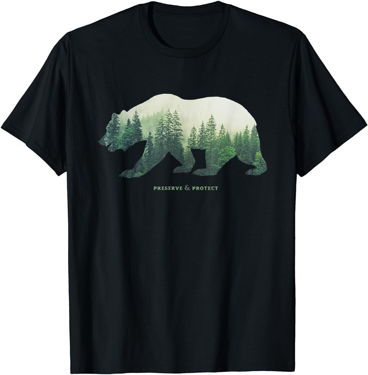 Preserve & Protect T-Shirt Vintage National Park Bear Shirt - Walmart.com