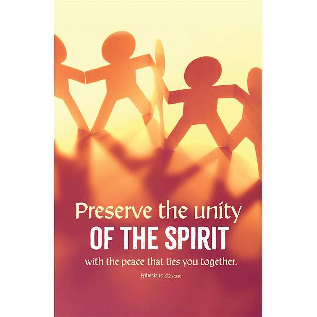 Preserve The Unity of The Spirit Ephesians 4 - 3 Bulletin - Pack of 100 ...