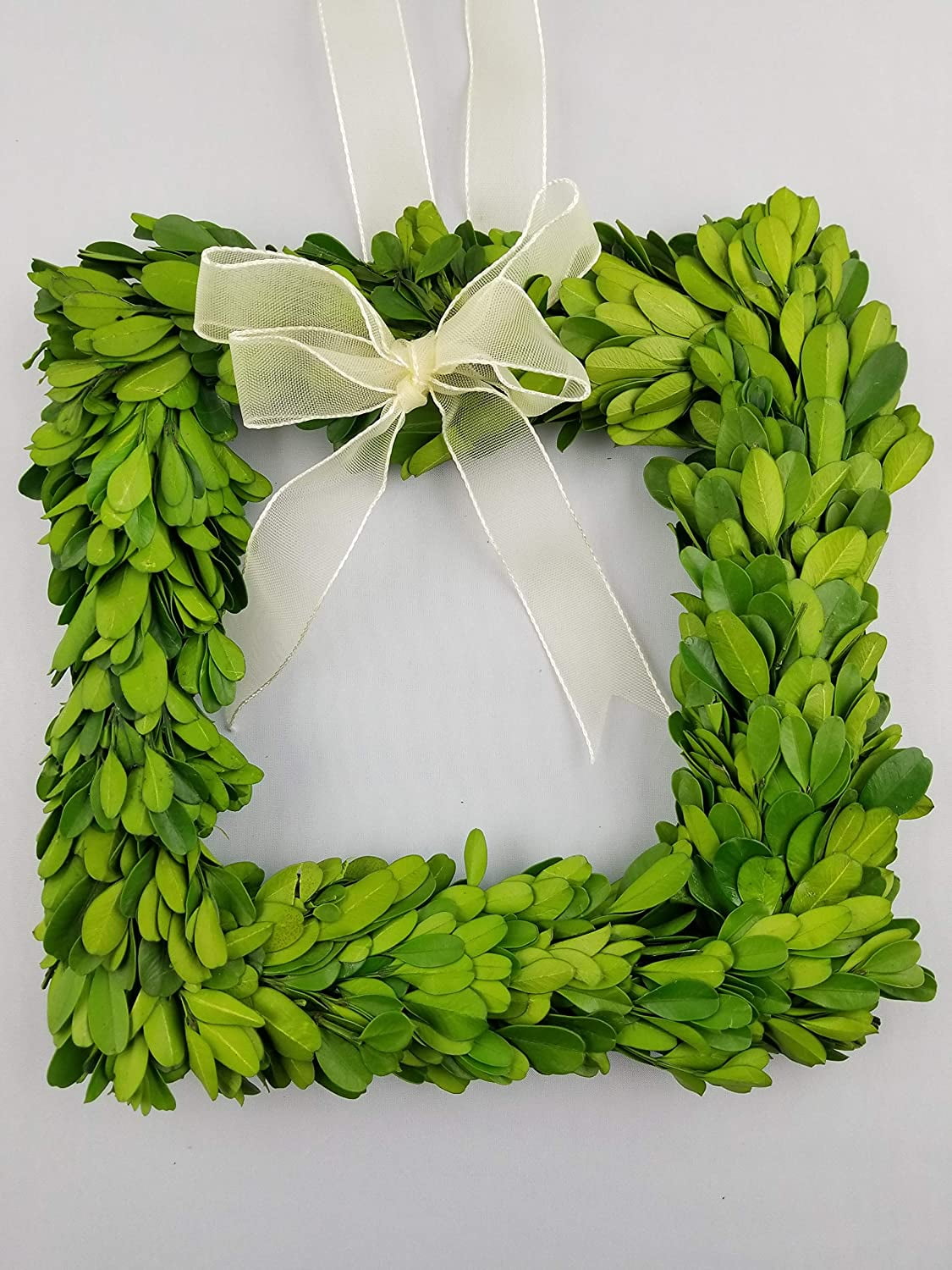 Preserved Boxwood Square Wreath - 6 inch - Walmart.com
