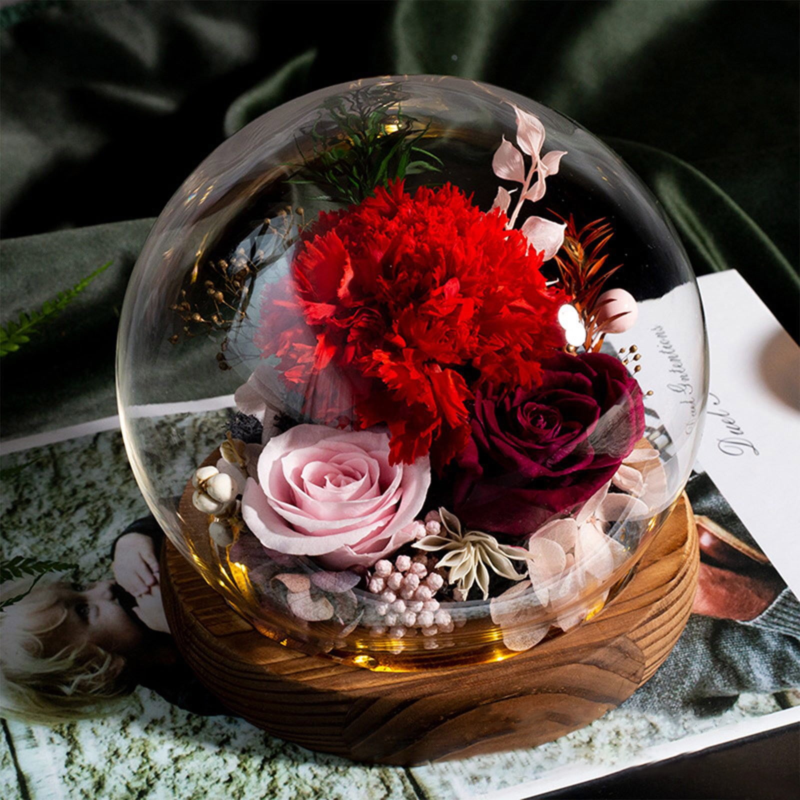 Preserved Flower Ready-made Roses For MOM, Teachers, Women’s Day ...