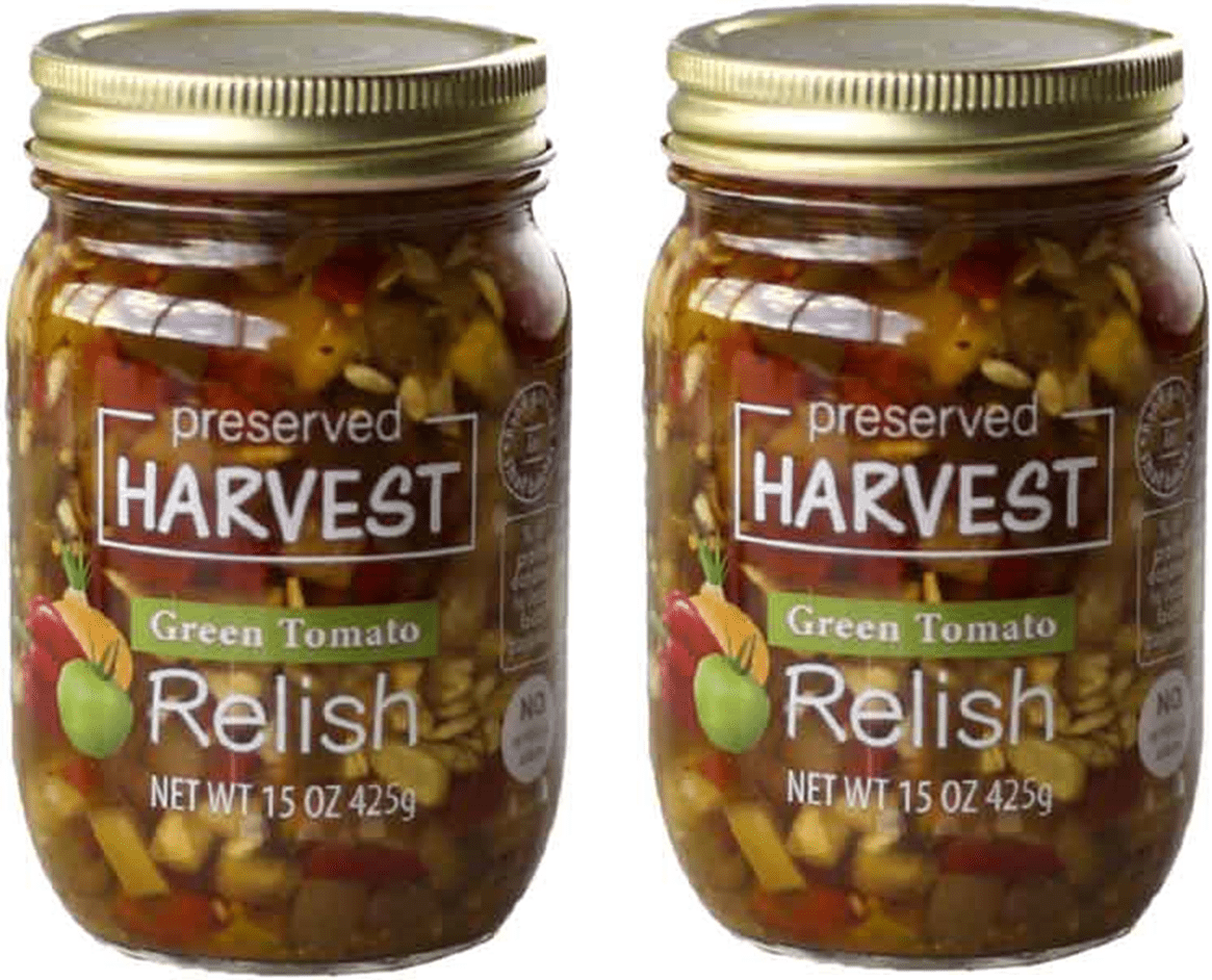 Preserved Harvest Green Tomato Relish, 15 oz. Jars, 2-Pack - Walmart.com