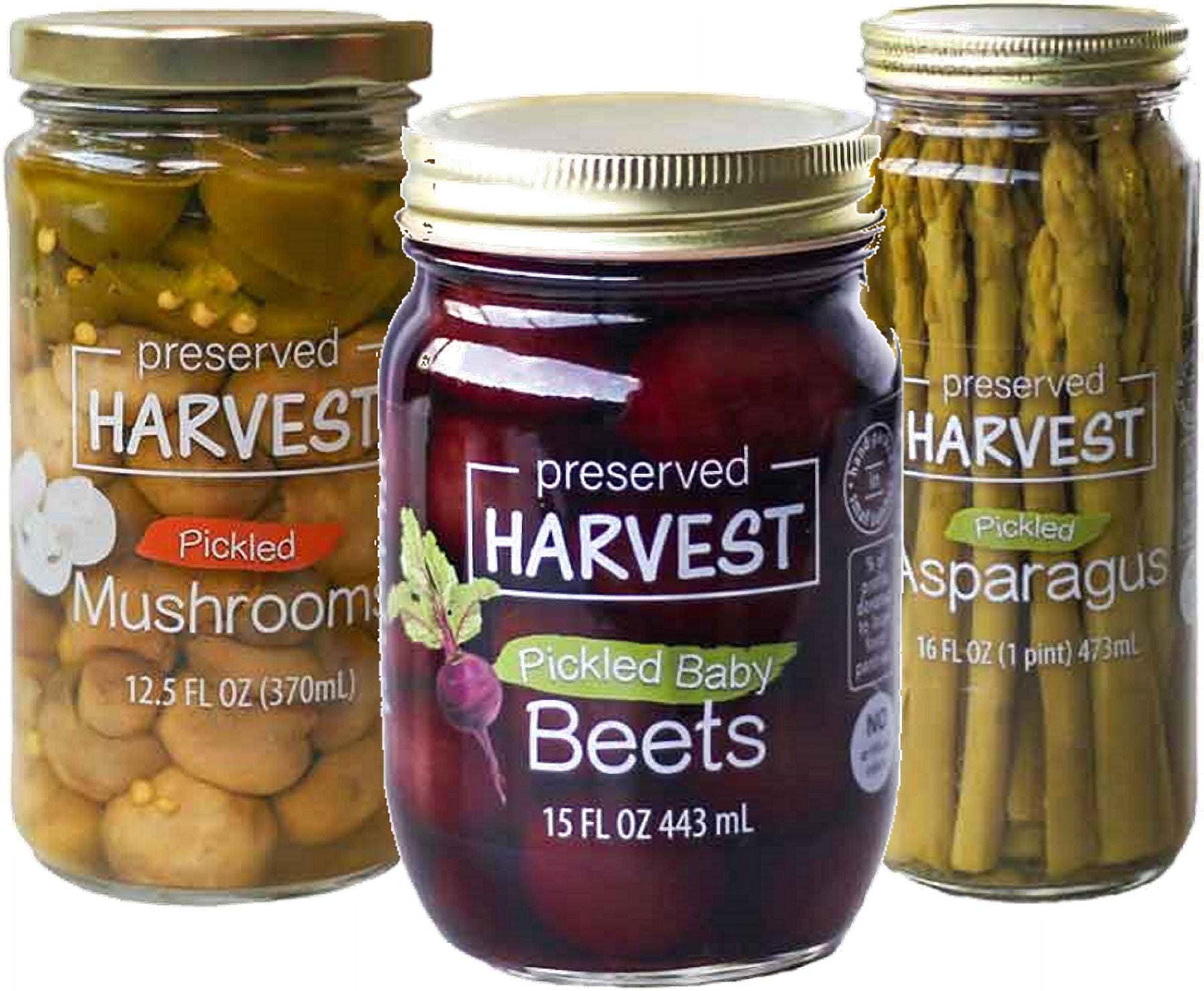 Preserved Harvest Pickled Vegetables Assortment, Asparagus, Baby Beets ...