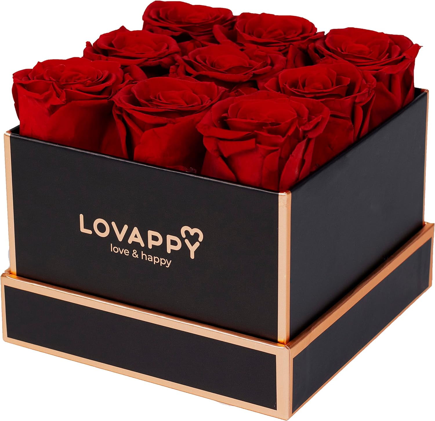 Preserved Roses in A Box - Roses That Last A Year - Eternal Rose Box ...
