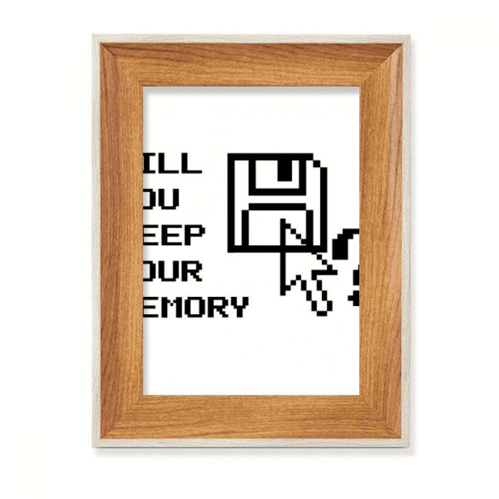 Preserving Memories Proverb Words Desktop Wooden Photo Frame Display ...