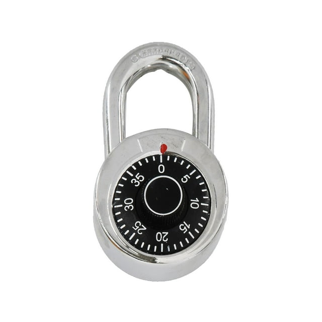 Preset Combination Dial Padlock, 2 in. Black Dial Generic - Walmart.com