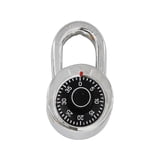 Preset Combination Dial Steel Padlock, 2 in. Black Dial Generic ...
