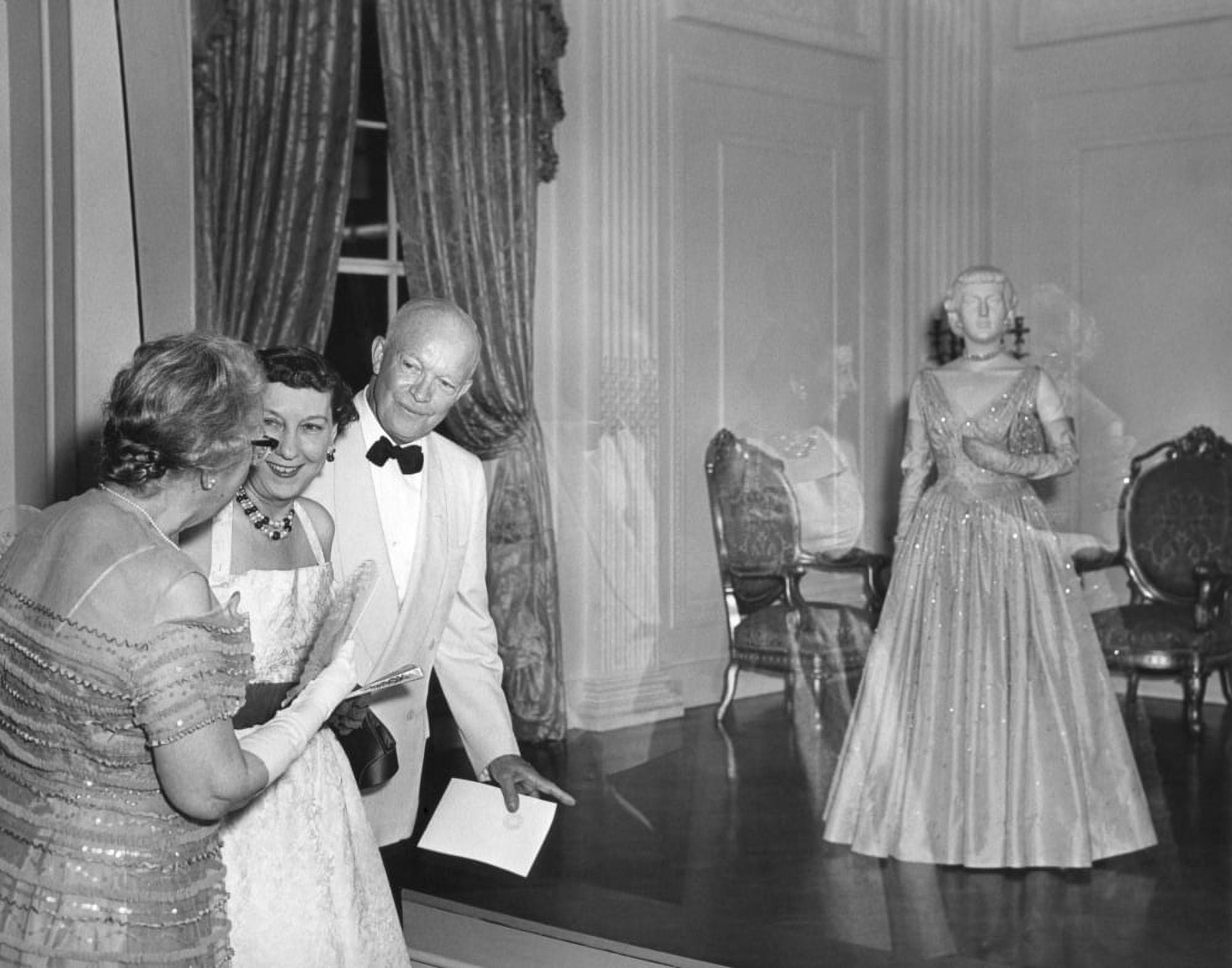 President And Mrs. Eisenhower Attend The Opening Of The First Ladies ...