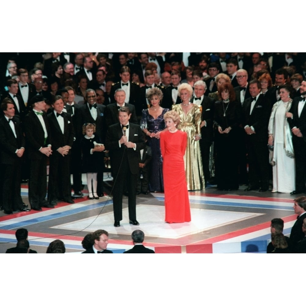 President And Mrs. Reagan Attend The Presidential Inaugural Gala At The ...