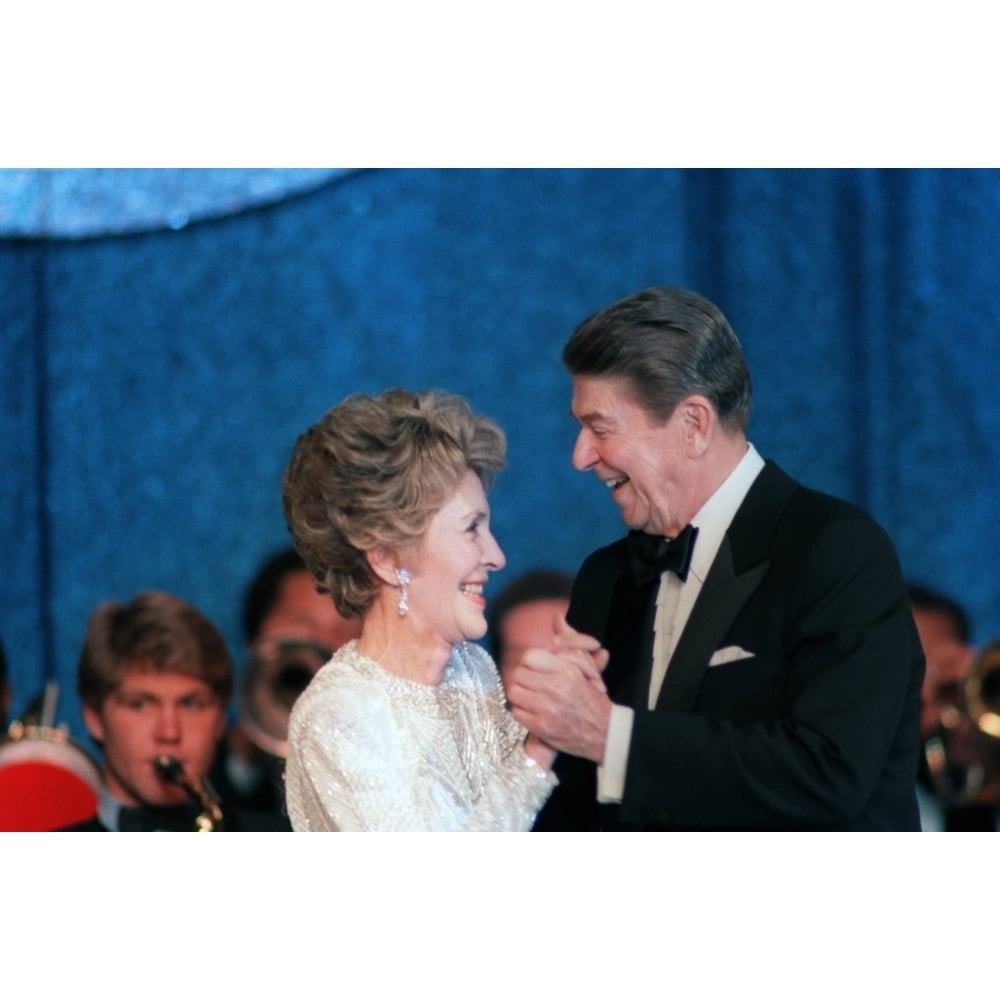 President And Mrs. Reagan Dance At The Inaugural Ball At The D.C ...
