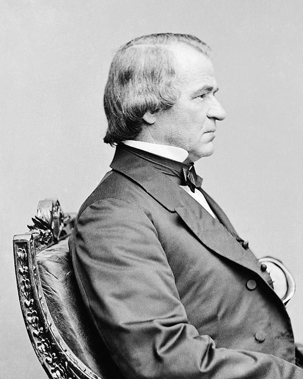 President Andrew Johnson Brady Seated Portrait - Style A - 24x36 Inch ...