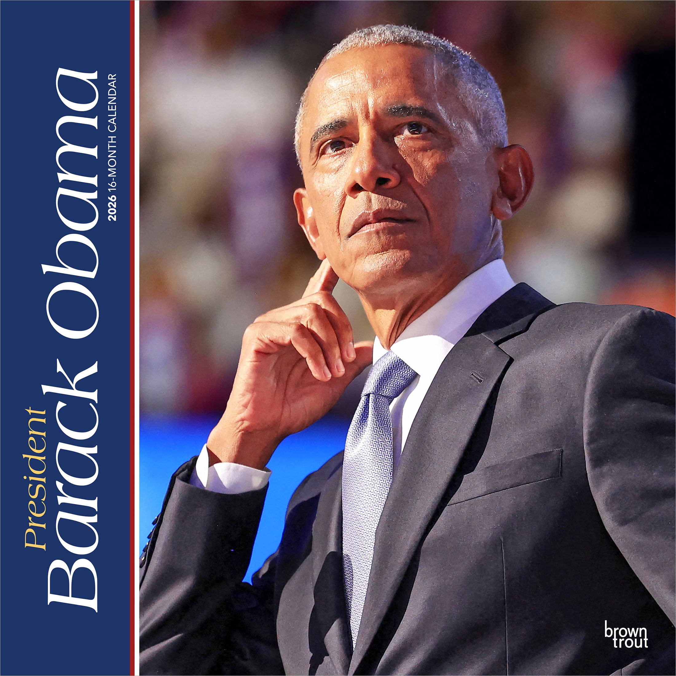 President Barack Obama | 2026 12x24" (Hanging) Square Wall Calendar ...