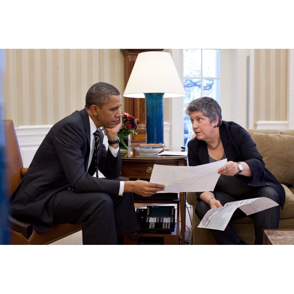 President Barack Obama Meets With Homeland Security Secretary Janet ...