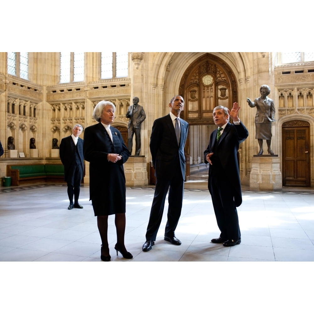 President Barack Obama Tours The House Of Commons Members' Lobby At ...