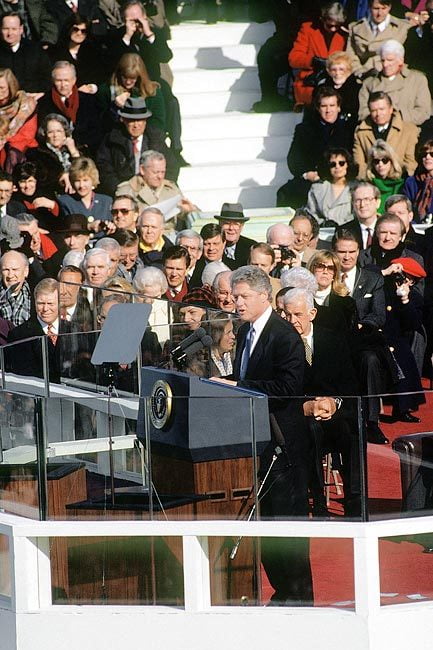 President Bill Clinton 1997 Inaugural Speech - 24x36 Inch Laminated ...