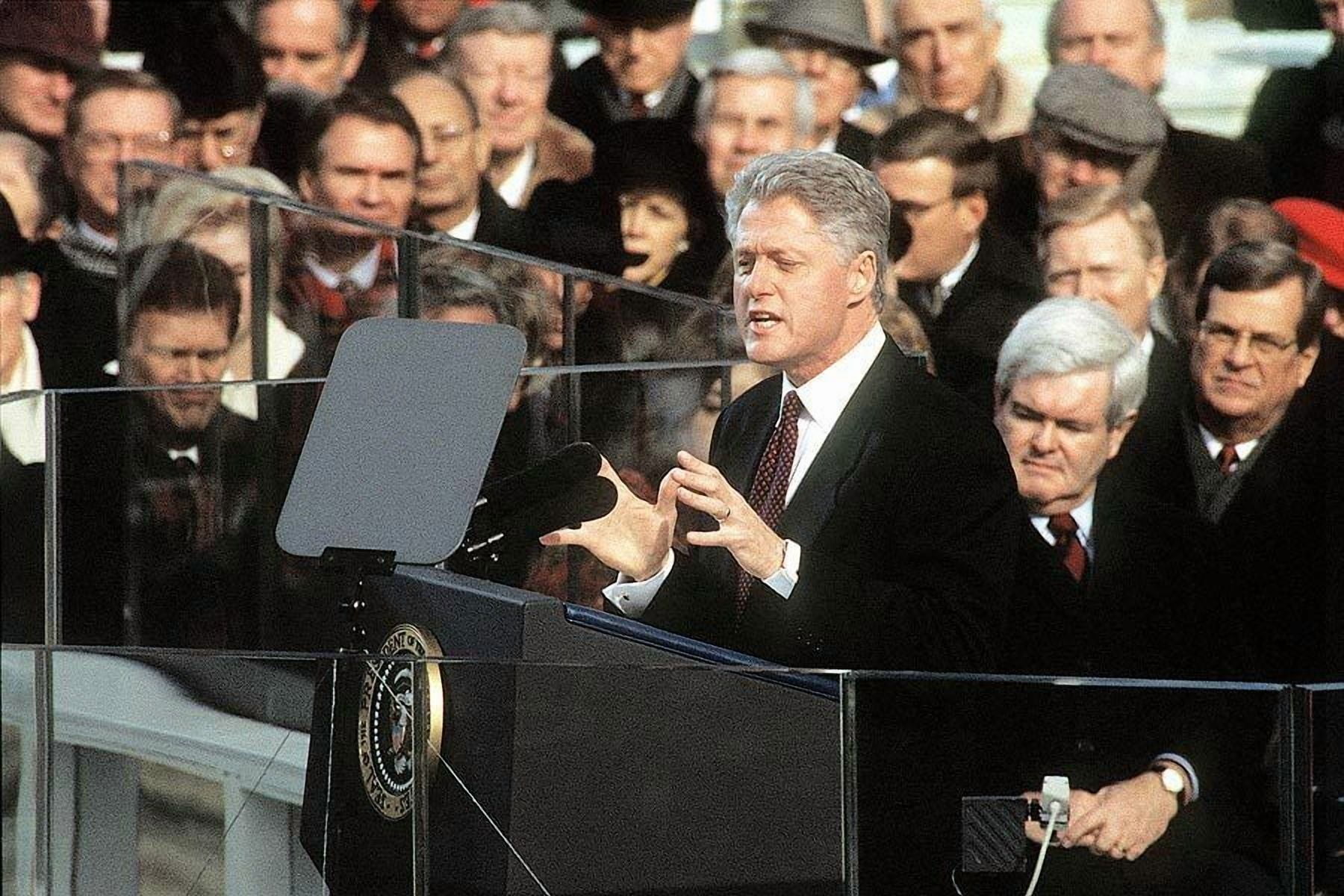 President Bill Clinton Inauguration Speech 1997 - Style A - 24x36 Inch ...