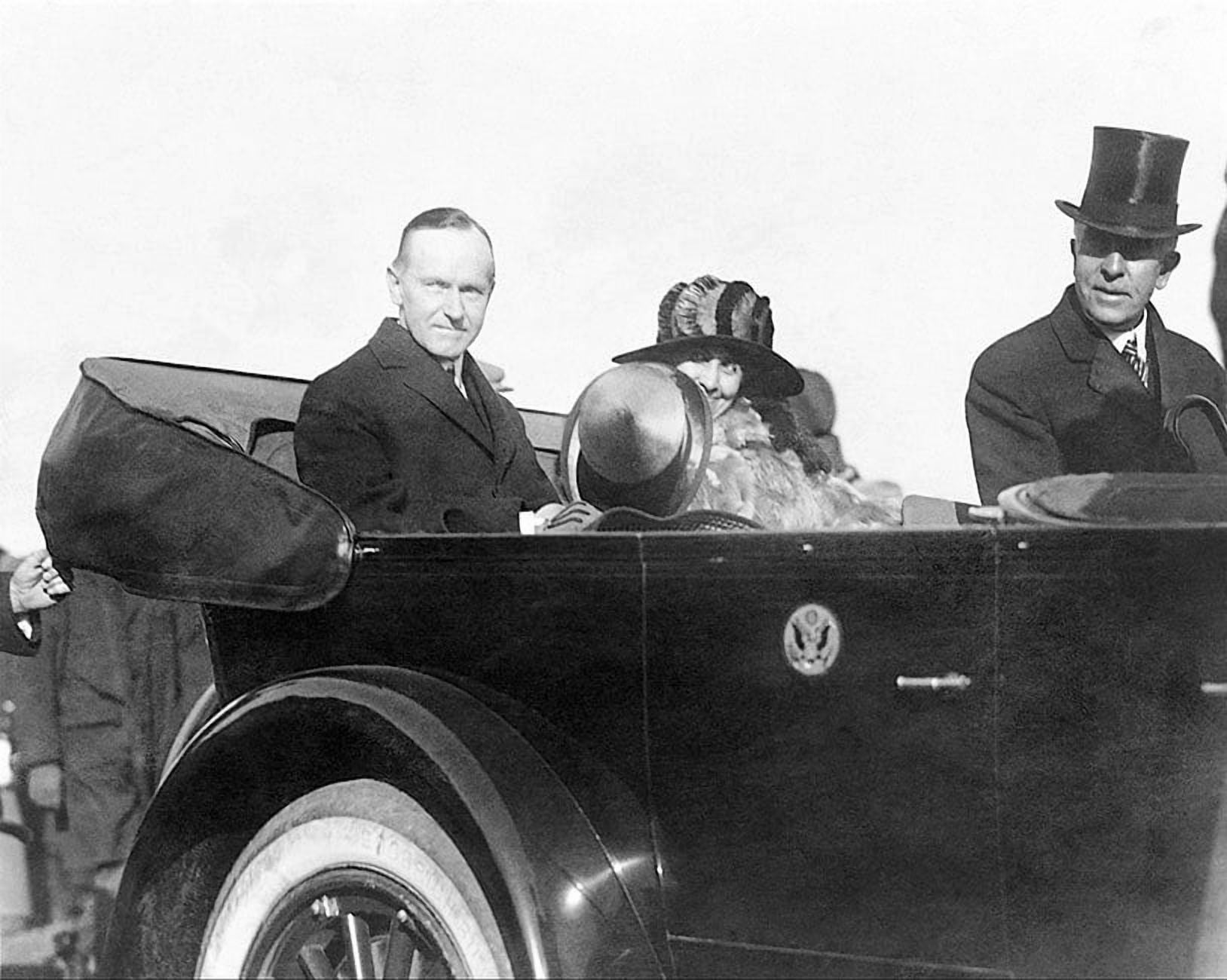 President Calvin Coolidge & First Lady 1923 - 12x18 Inch Laminated ...
