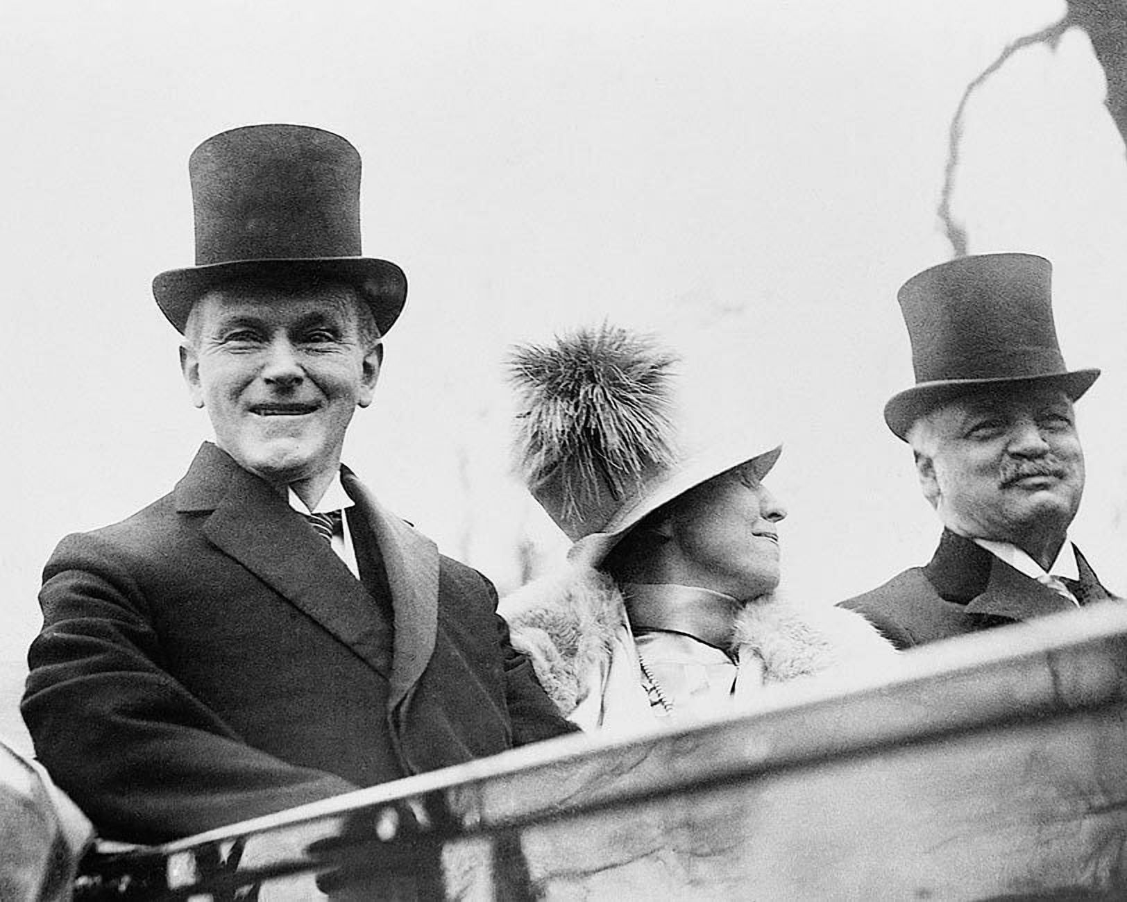 President Calvin Coolidge, First Lady Grace - 20x30 Inch Laminated ...