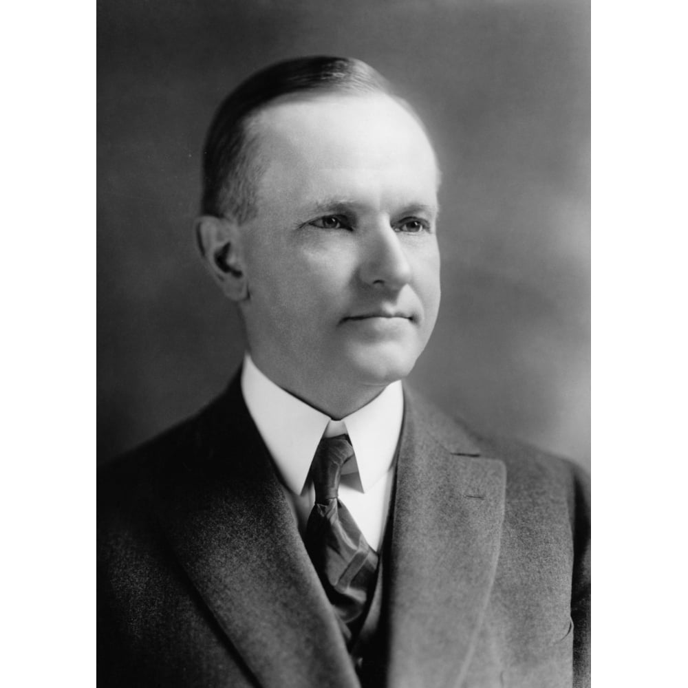 President Calvin Coolidge. He Assumed The Presidency After The Death Of ...