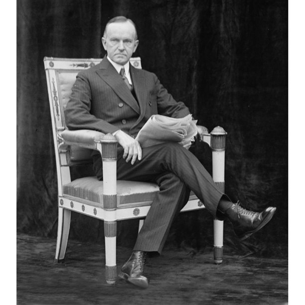 President Calvin Coolidge History Poster Print - Walmart Business Supplies