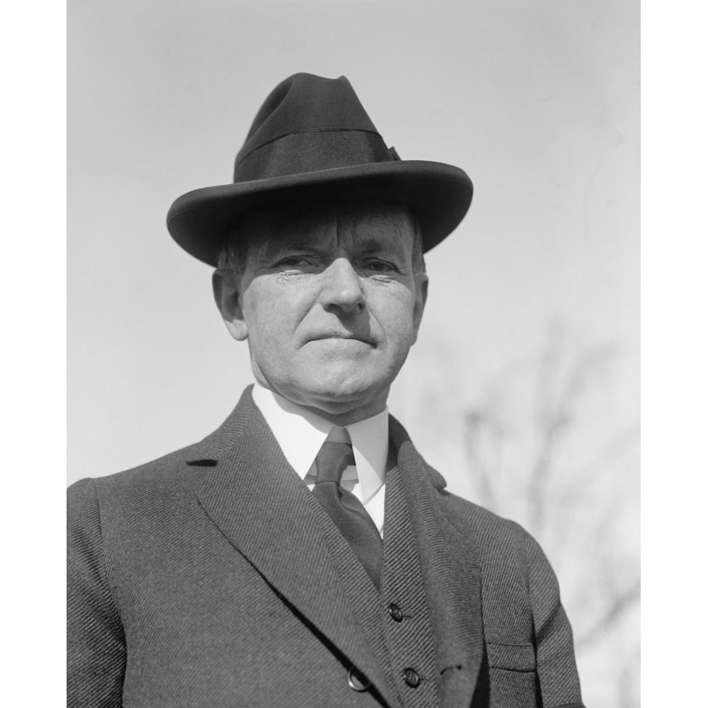 President Calvin Coolidge In Casual Portrait History (24 x 36 ...