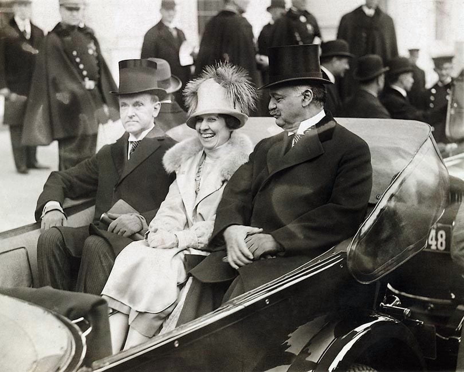 President Calvin Coolidge & Mrs. Coolidge - Style A - 24x36 Inch ...