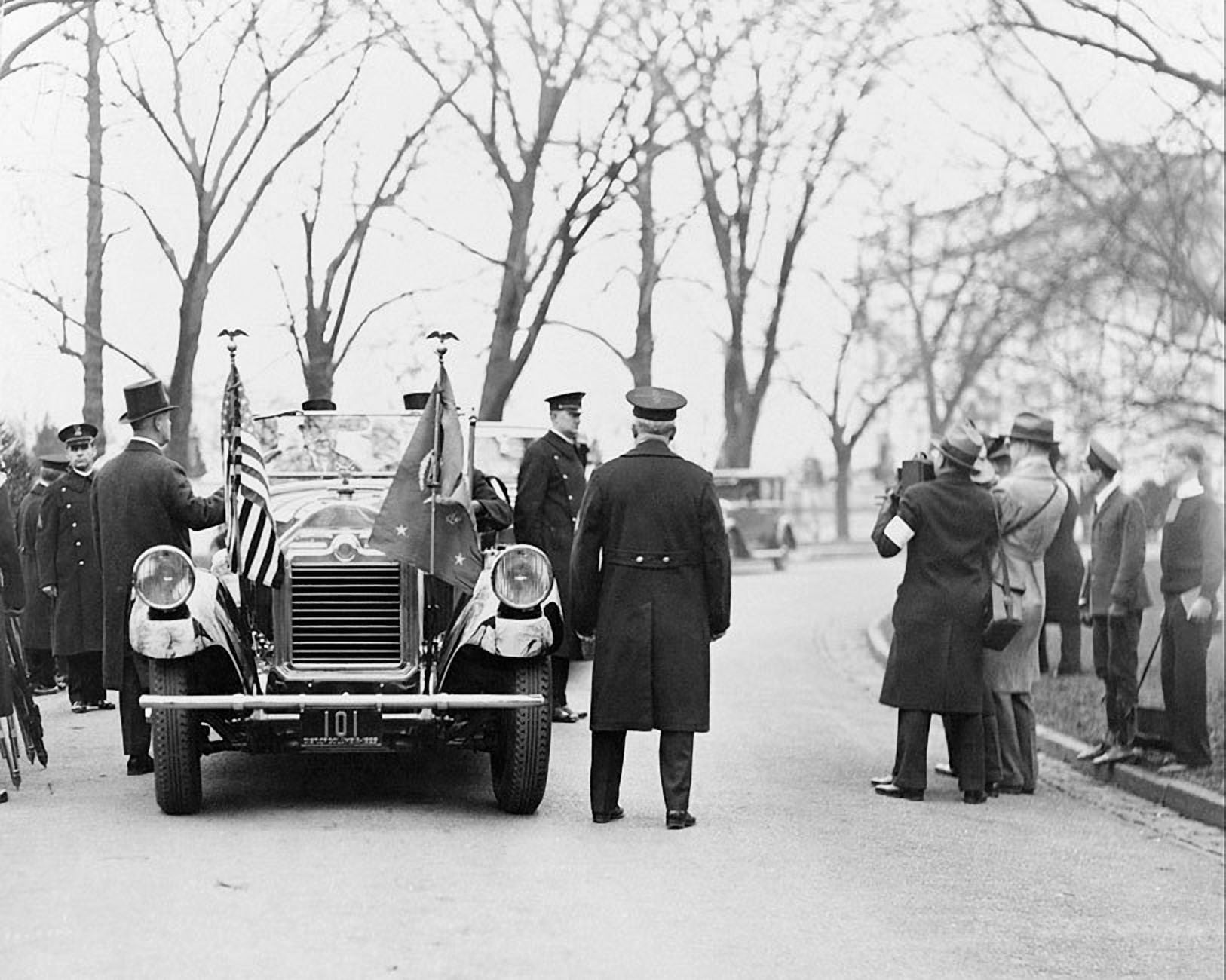 President Calvin Coolidge and Herbert Hoover - Style A - 20x30 Inch ...