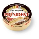 President 8oz Camembert Soft-Ripened Cheese, Creamy and Mild, 6 Pack ...