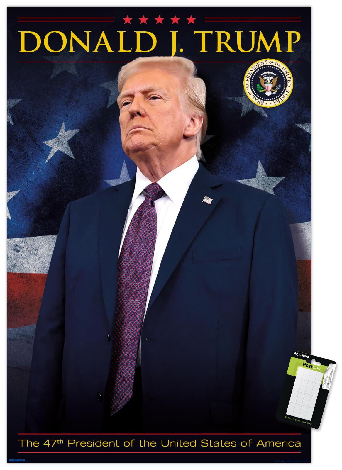 President Donald Trump - 47th President Wall Poster, 14.725" x 22.375 ...