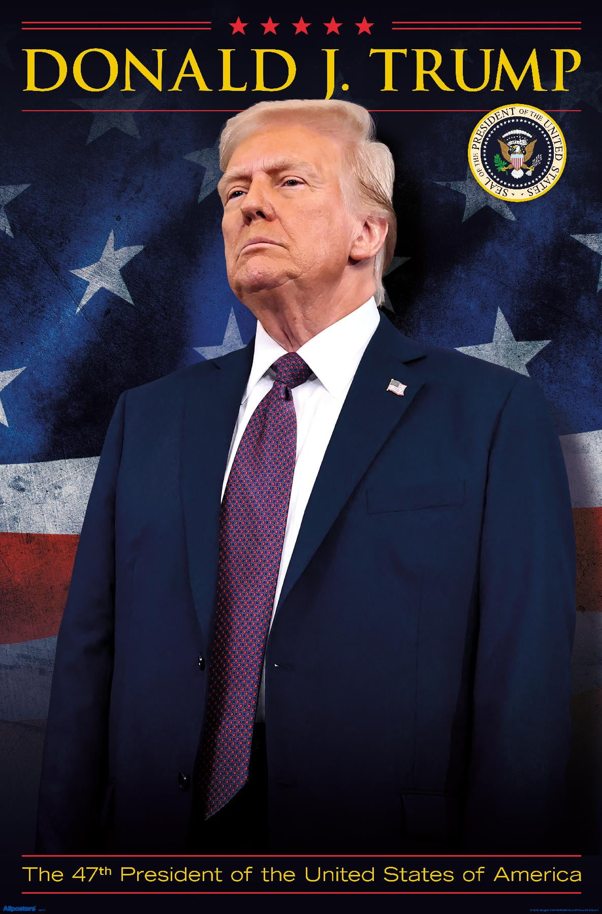 President Donald Trump - 47th President Wall Poster, 14.725" x 22.375 ...